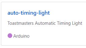 Software – Toastmasters Automatic Timing Light